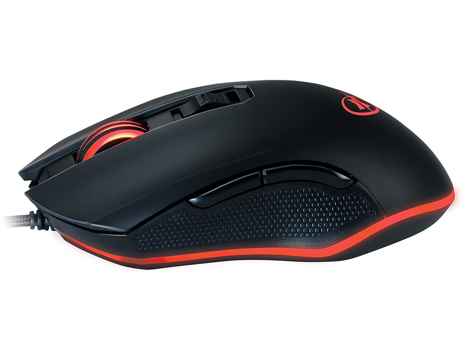 Rosewill NEON M57- 4000 dpi RGB Backlit Optical Wired Gaming Mouse ...