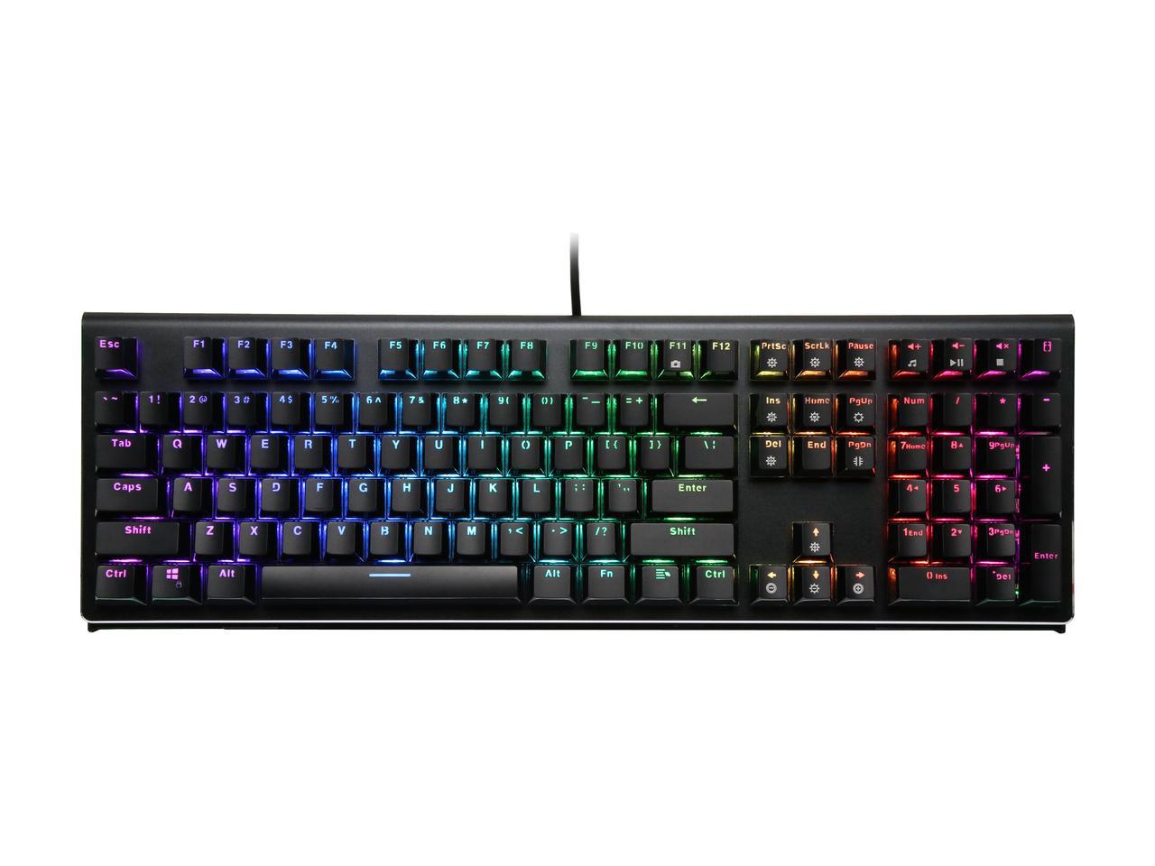 Rosewill NEON K85 RGB Mechanical Gaming Keyboard with Kailh Brown ...