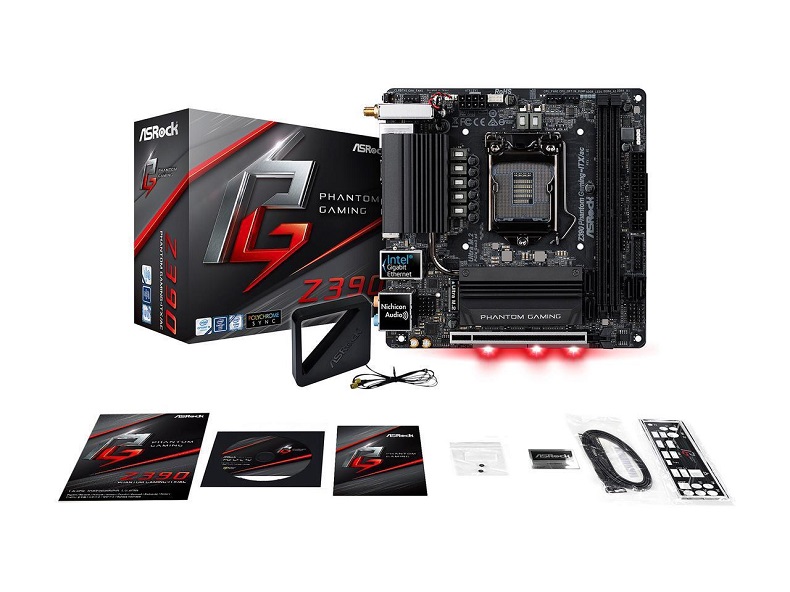 ASRock Z390 PHANTOM GAMING-ITX/AC LGA 1151 (300 Series) Intel Z390 HDMI ...